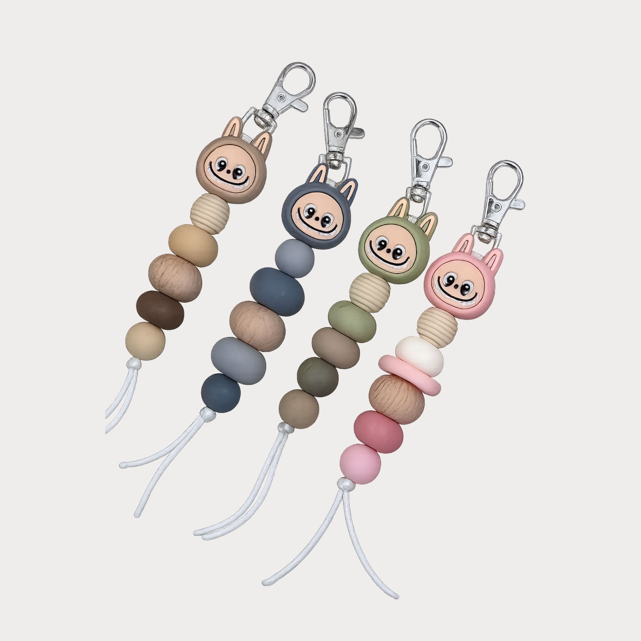 Labubu Beaded Keyrings – JL Creations and Designs